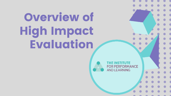 Overview of High Impact Evaluation | CPDFormula by learnformula