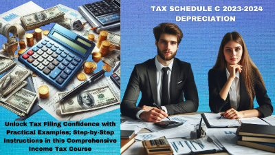 Tax Schedule C 2023-2024 Depreciation | CPE QAS by learnformula