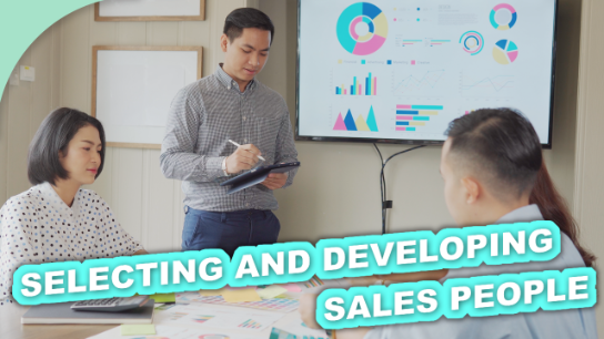 Selecting and Developing Sales People | CPE QAS by learnformula