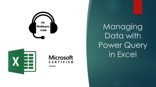 Managing Data with PowerQuery in Excel | Professional Development by learnformula