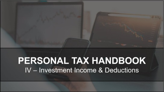 Personal Tax Handbook - Investment Income & Expenses ...