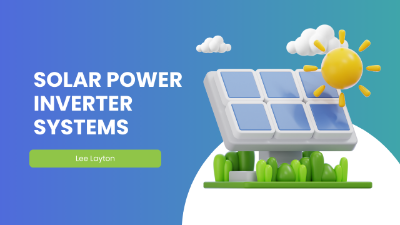 Solar Power Inverter systems | PE Courses by learnformula
